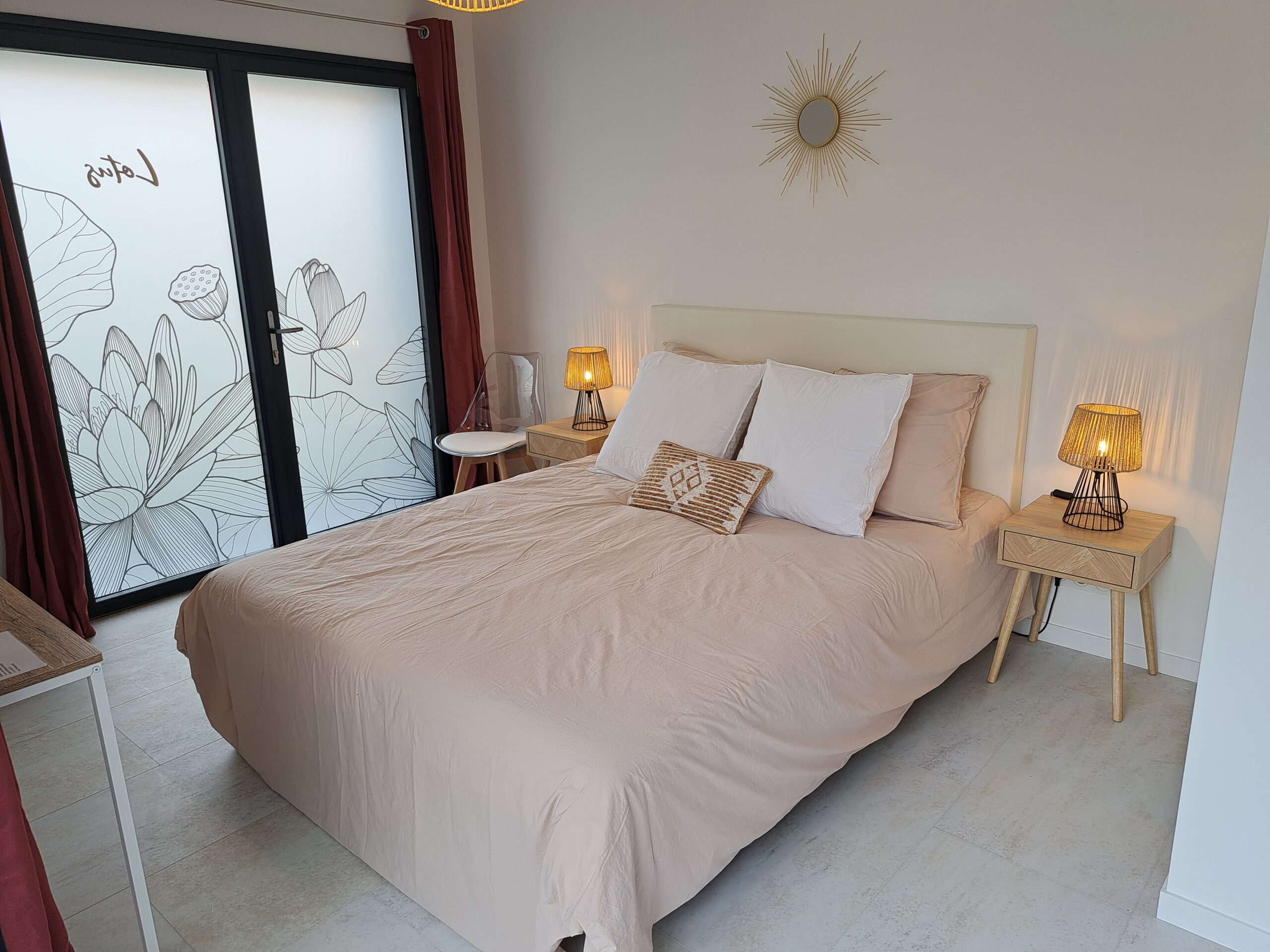 LES CHAMBRES DU VAL D'ASSON - CHAMBRE LOTUS - Terres de Montaigu